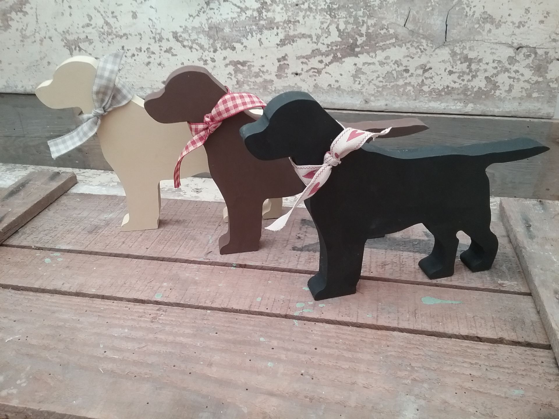 Handpainted Wooden Labrador - Standing for Sale - Hand-Painted Wooden ...