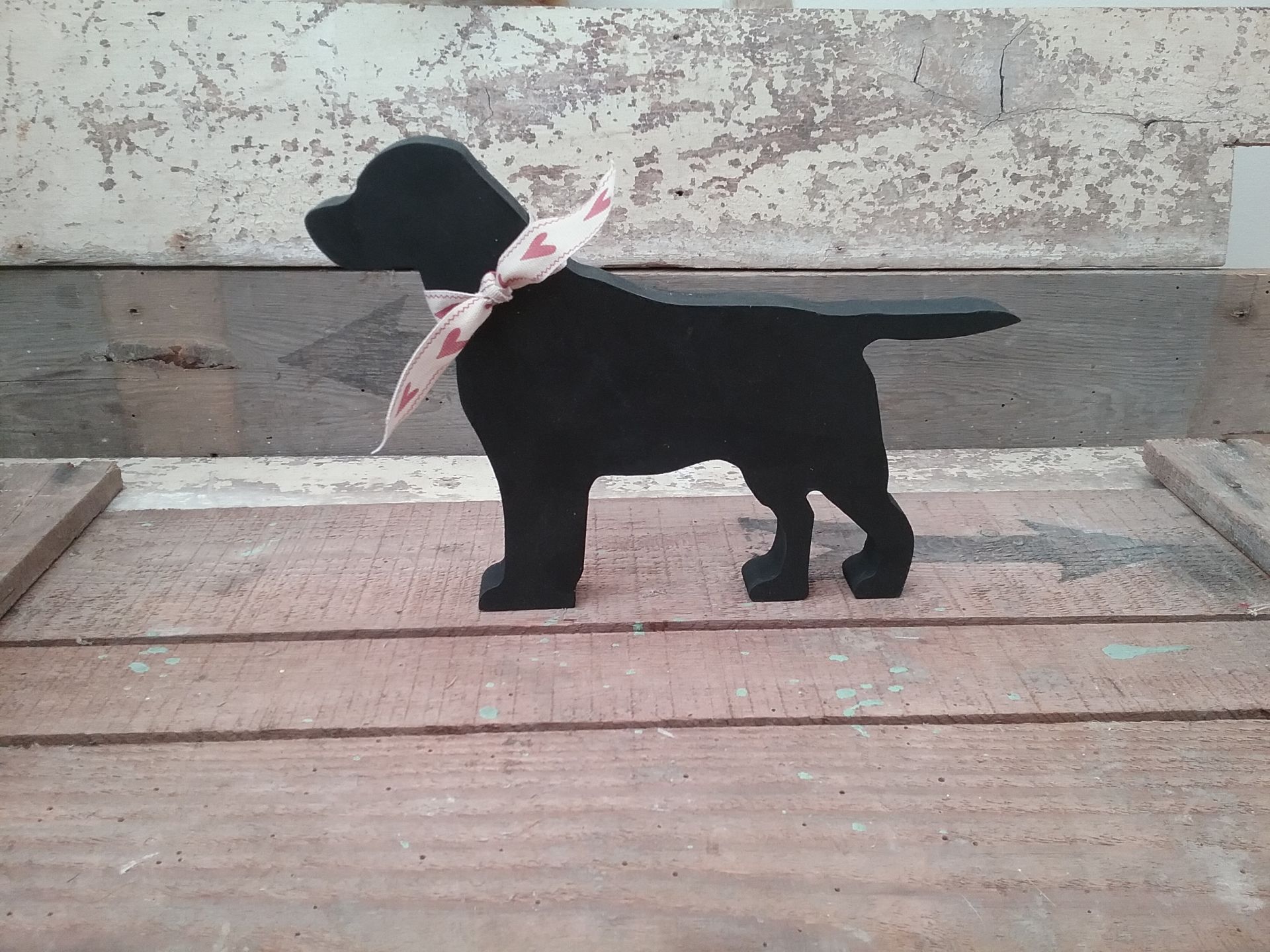 Handpainted Wooden Labrador - Standing for Sale - Hand-Painted Wooden ...