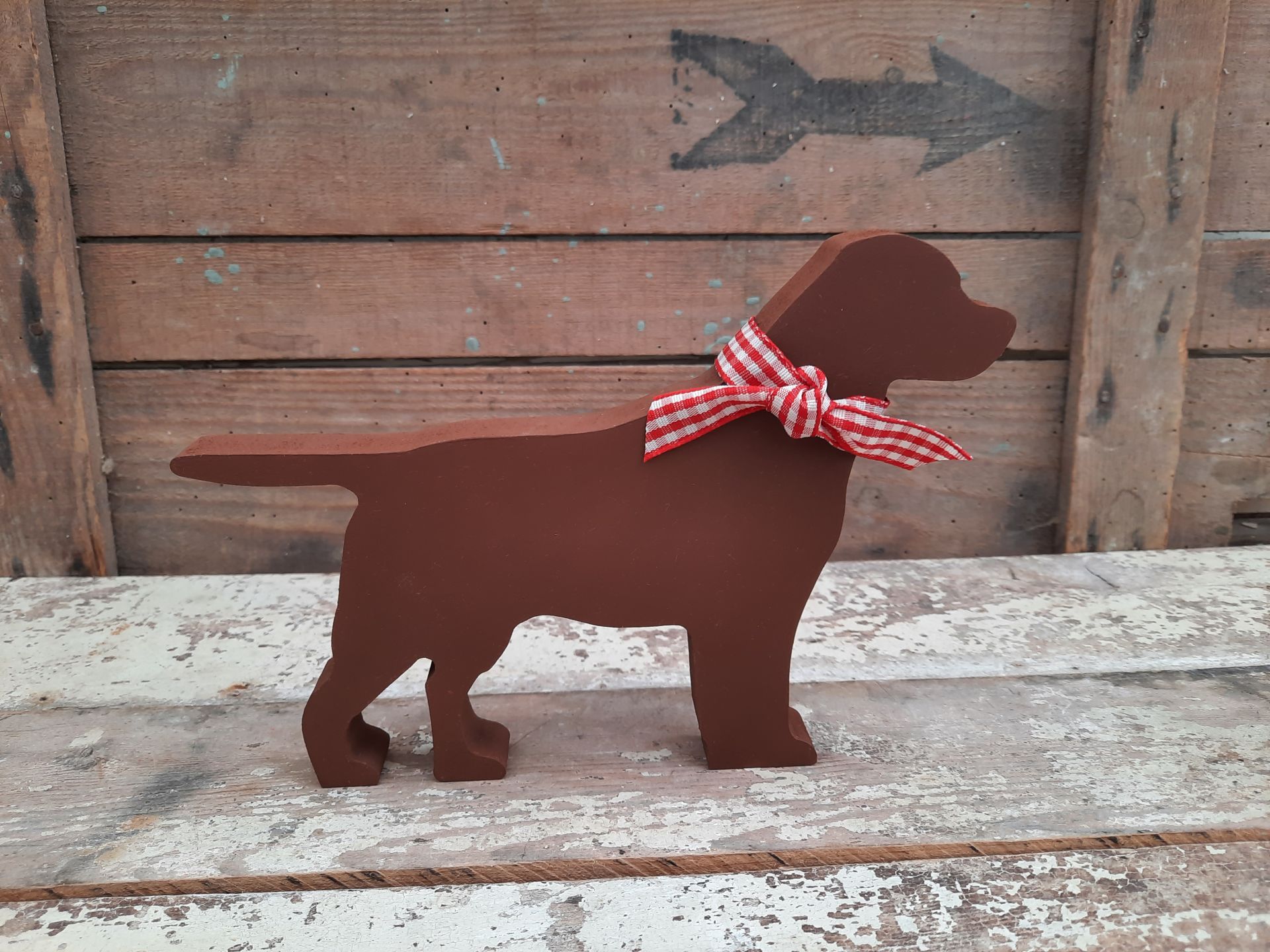 Handpainted Wooden Labrador - Standing for Sale - Hand-Painted Wooden ...