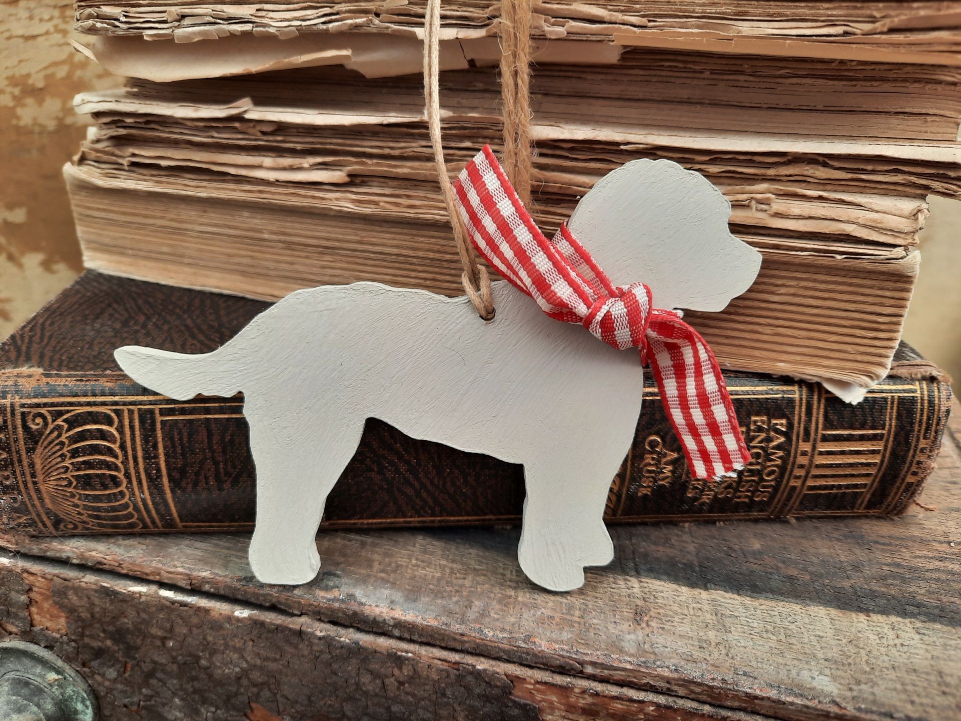 Handpainted Hanging Wooden Cockapoo Decoration for Sale - Hand-Painted ...