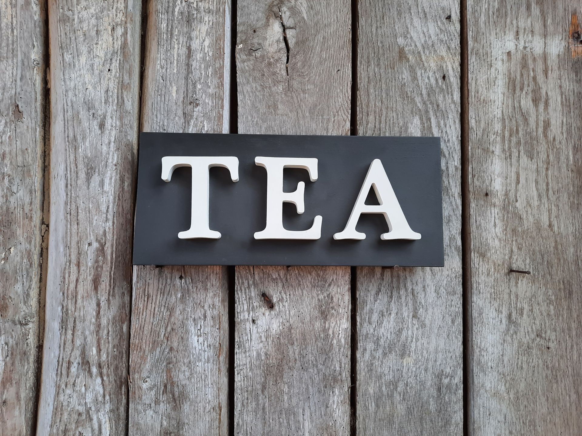 Special Offer TEA Sign for Sale - SALE - Trunk Vintage Furniture