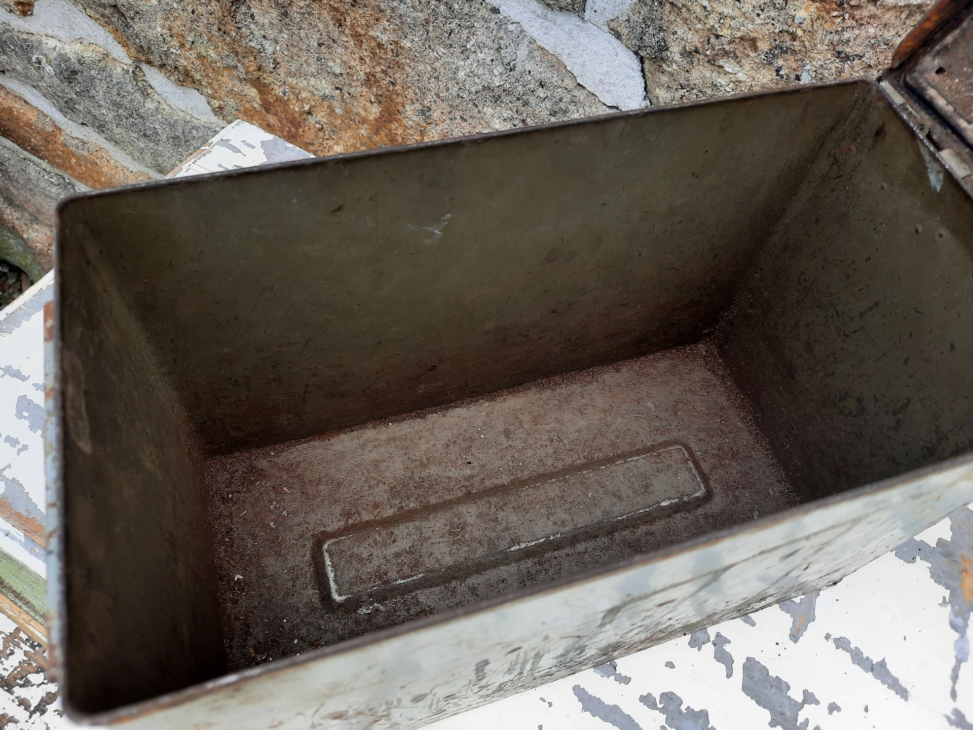 Vintage Grey Industrial Steel Box for Sale - Home Accessories - Trunk ...