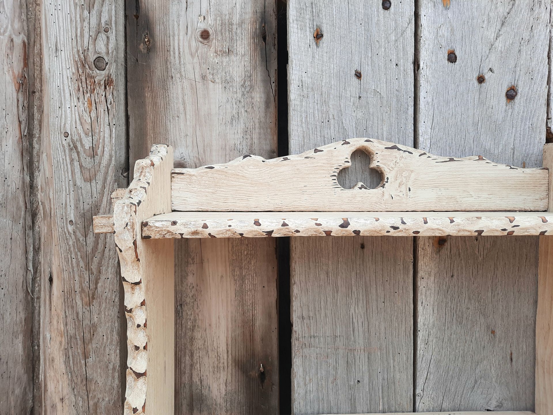 Antique White Distressed Shelves for Sale - Shelves And Bookcases ...