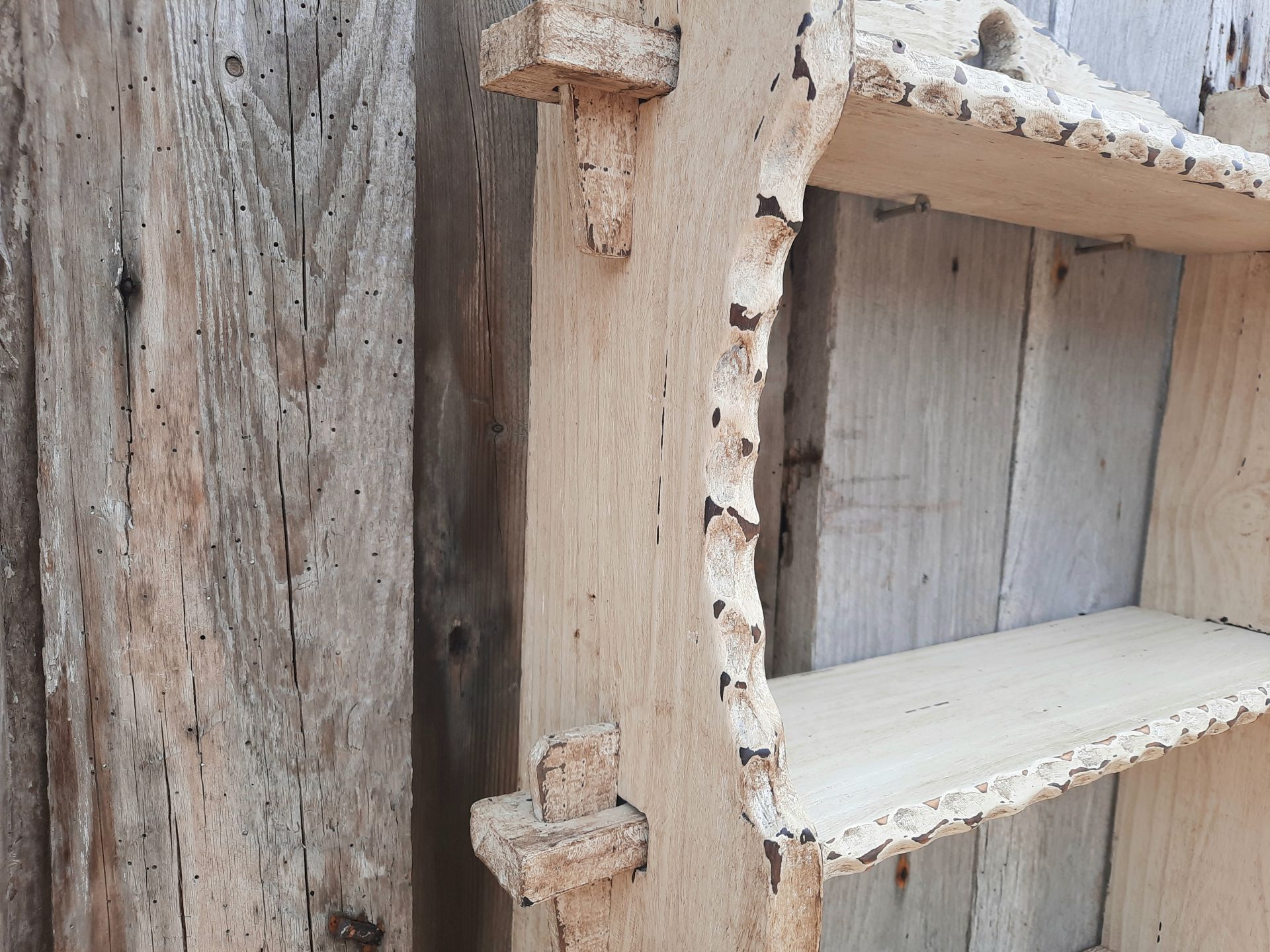 Antique White Distressed Shelves for Sale - Shelves And Bookcases ...