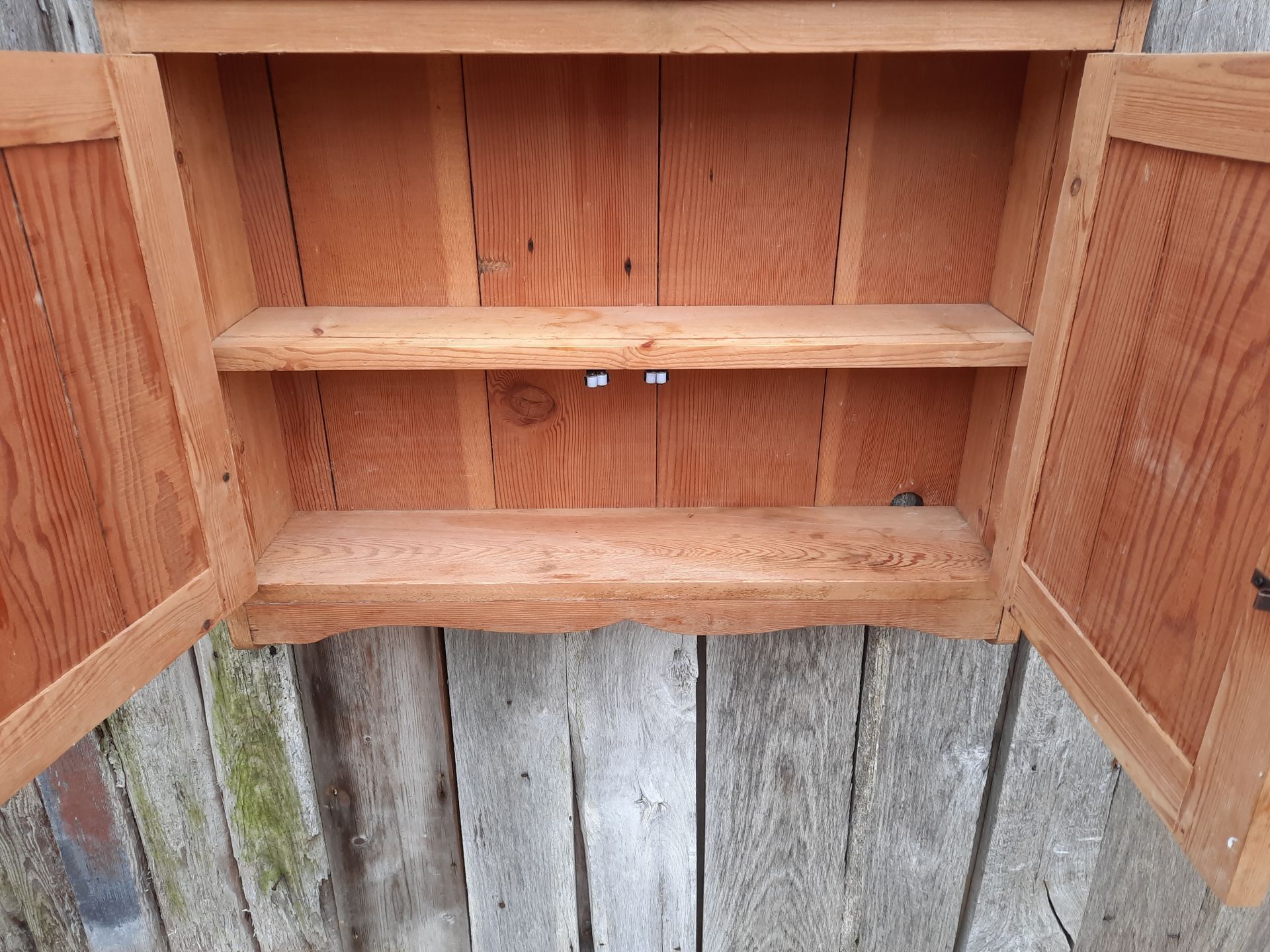 Rustic Pine Wall Cupboard for Sale - Cupboards - Trunk Vintage Furniture