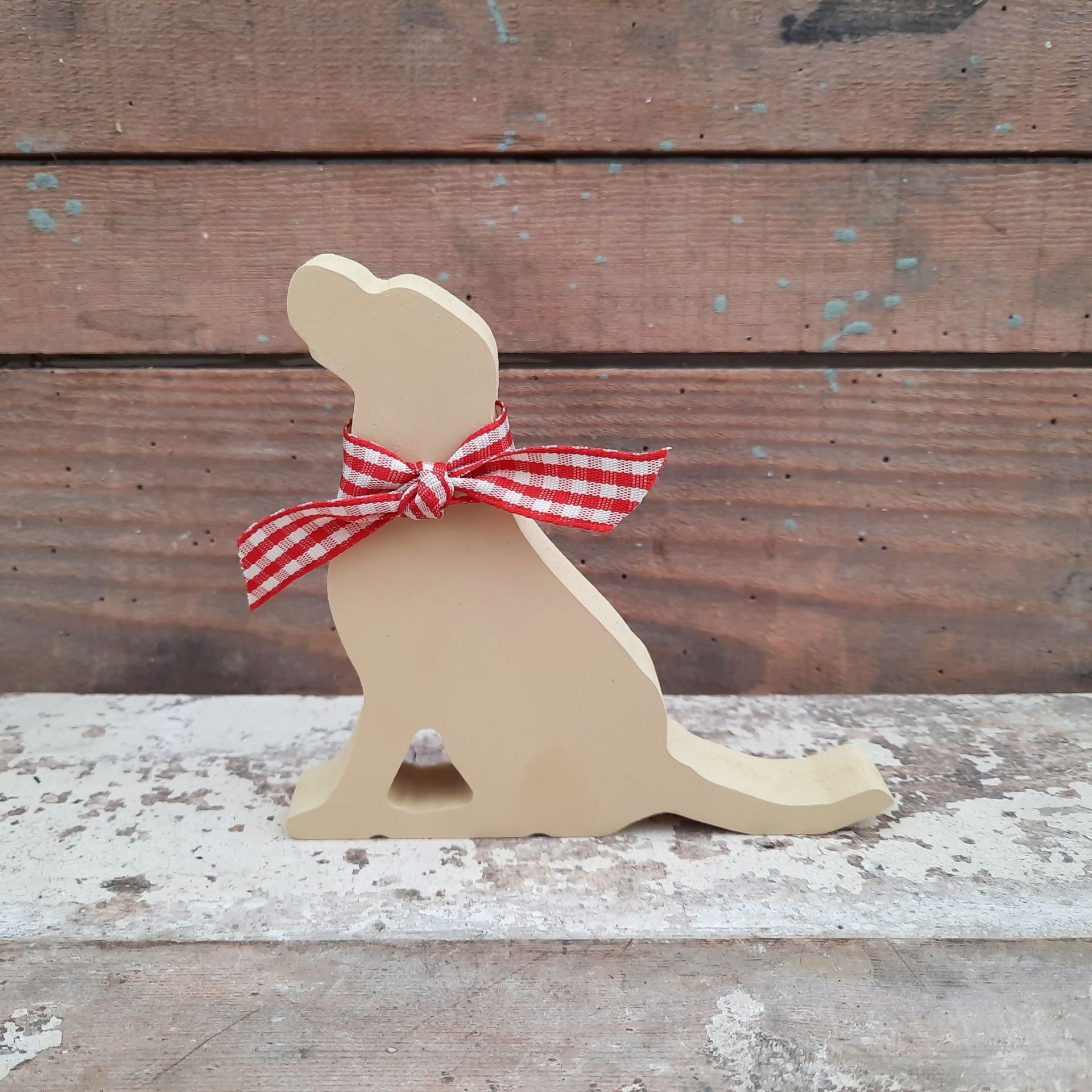 Handpainted Wooden Labrador - Sitting for Sale - Hand-Painted Wooden ...